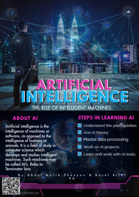 Artificial Intelligence Flyer | PosterMyWall