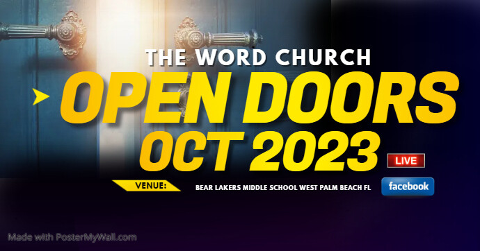 Open heaven flyer | PosterMyWall