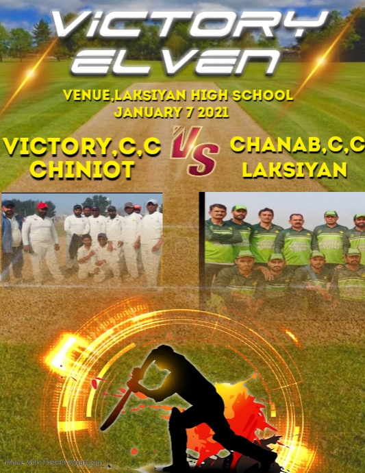 Copy of Cricket tournament template | PosterMyWall