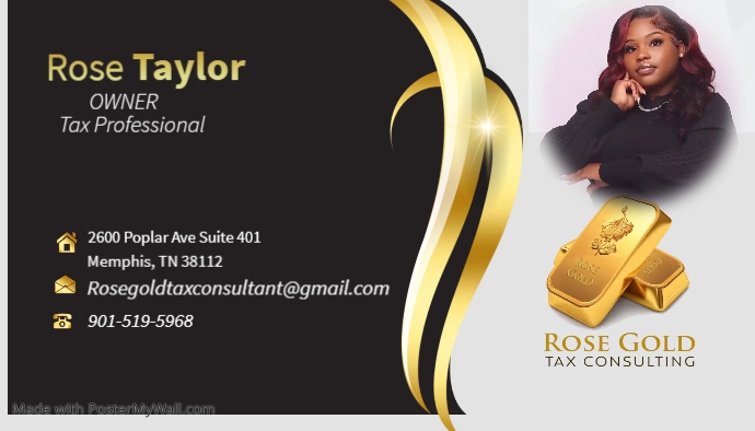 Copy of Back Business Card | PosterMyWall