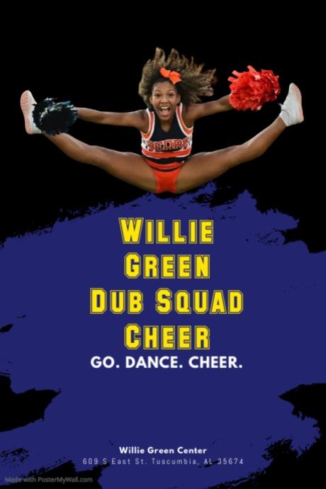 Cheerleader Tryouts Flyer Template | PosterMyWall