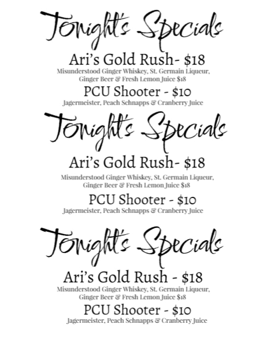 Drink Specials NB - Jeremy Piven | PosterMyWall