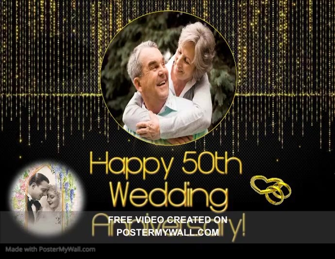 Happy 50th Wedding Anniversary | PosterMyWall