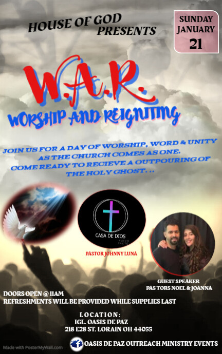 Gospel Flyer Template | PosterMyWall
