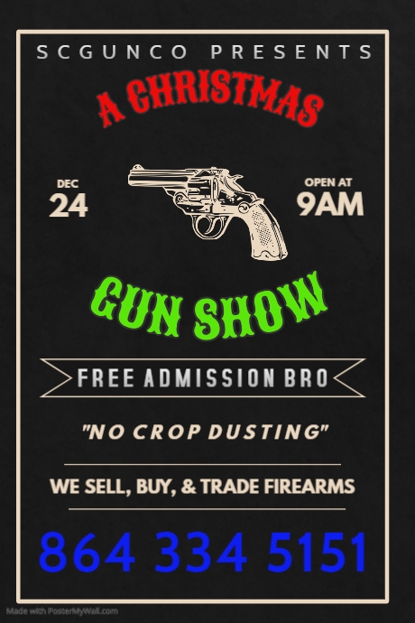 Copy of Classic gun show flyer template | PosterMyWall