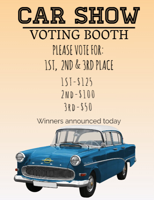Copy of Car Show Poster | PosterMyWall