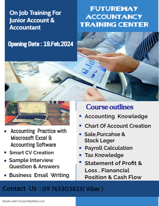 Accounting and financial services flyer templ | PosterMyWall