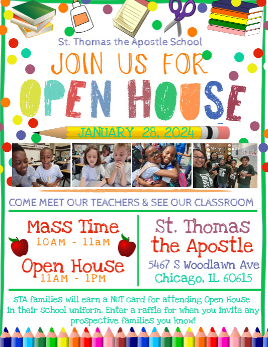 OPEN HOUSE FLYER White | PosterMyWall