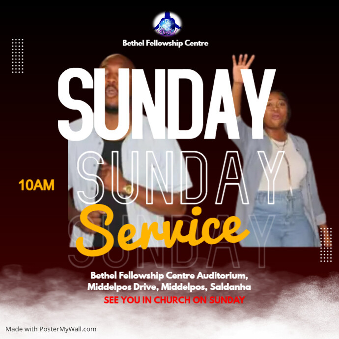 sunday service | PosterMyWall