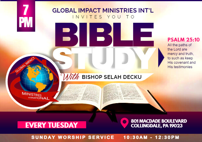 bible study | PosterMyWall