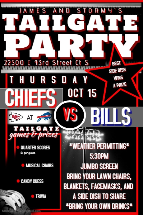 Copy of Copy of TailGate Party Flyer | PosterMyWall