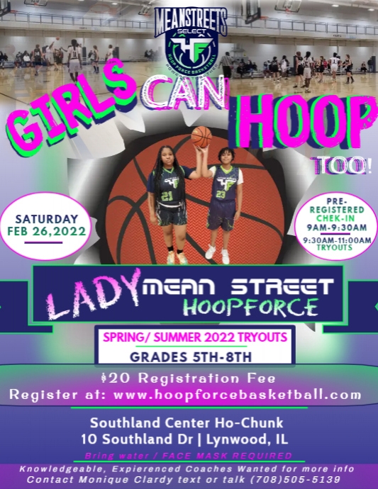 Copy of Basketball Tryouts Flyer Template | PosterMyWall