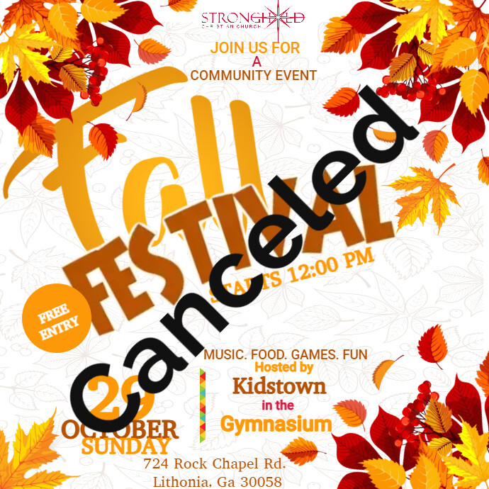 Autumn Party, fall festival, harvest flyer | PosterMyWall