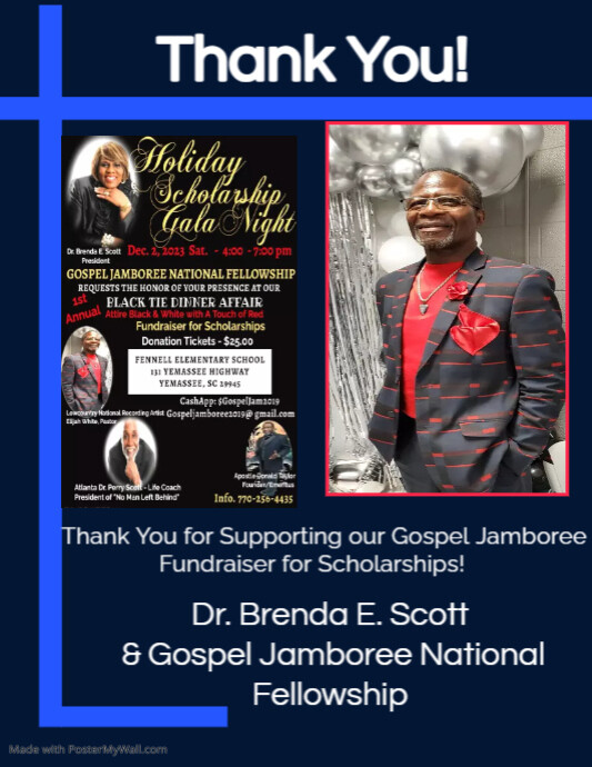 Gospel Jamboree Thank You for Your donation - 12-2-2023 Bishop Elijah ...