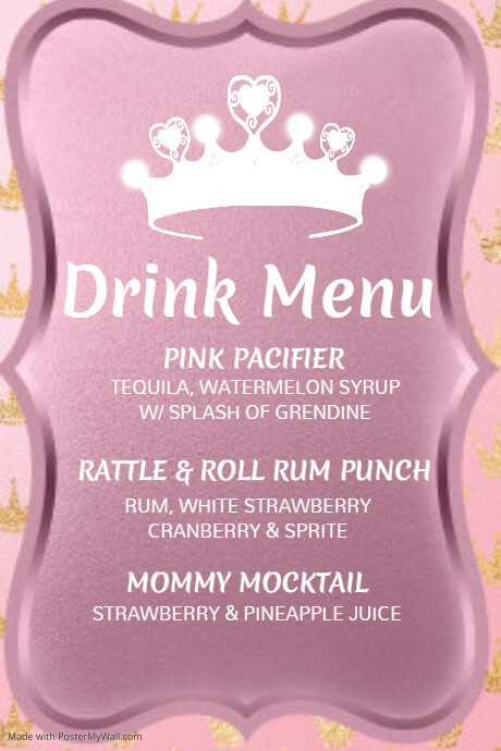 Princess Birthday Invitation Flyer template | PosterMyWall