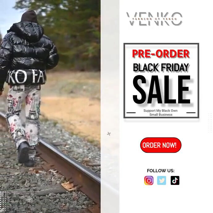 Fashion Retail Video Post with Man | PosterMyWall