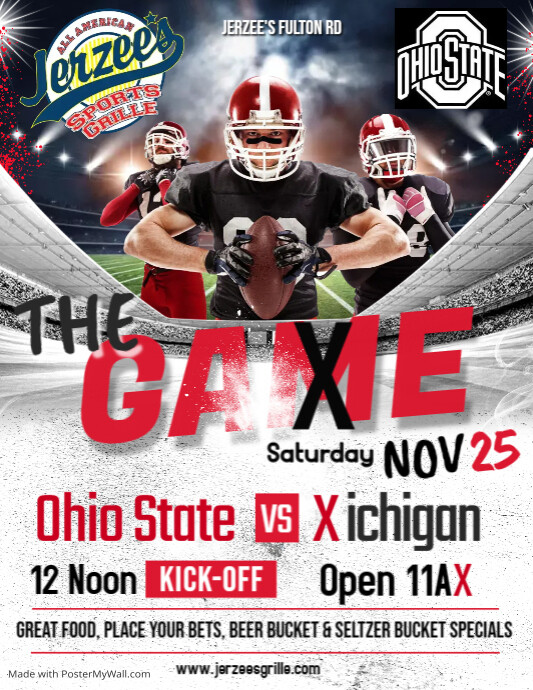 Fulton OSU Xichigan 23 | PosterMyWall