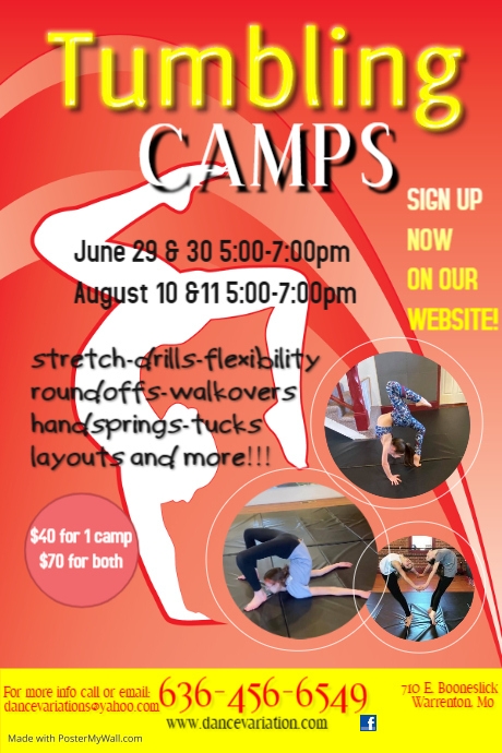 Copy of Copy of gymnastics poster | PosterMyWall