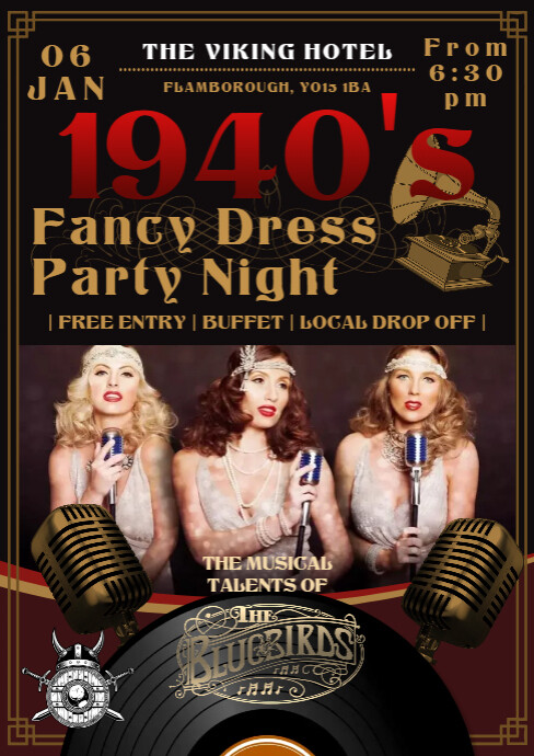 RETRO PARTY POSTER | PosterMyWall