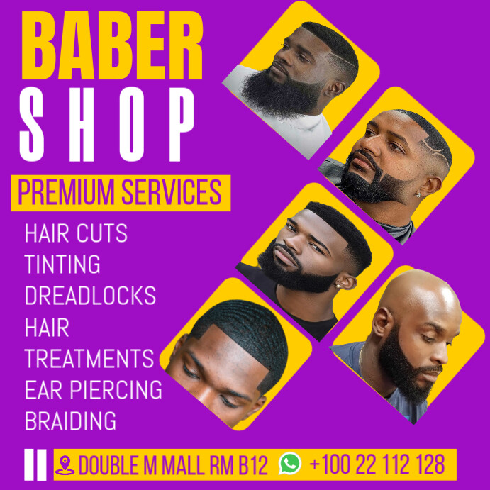 Baber Shop Flyer Template | PosterMyWall
