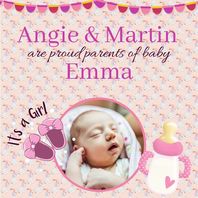 Baby, Baby Girl Template | PosterMyWall