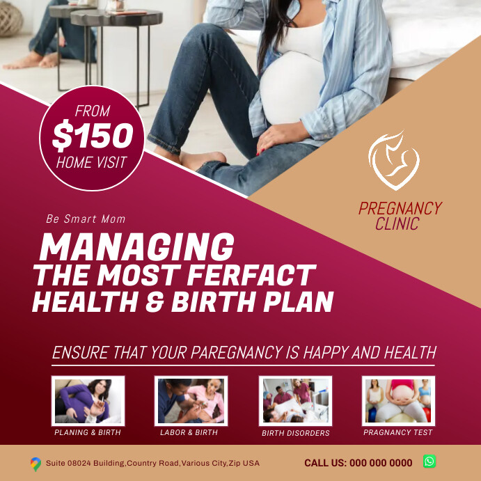 Copy of BABY AND PREGNANCY | PosterMyWall