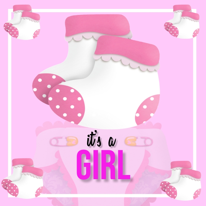 BABY ANNOUNCEMENT Template | PosterMyWall