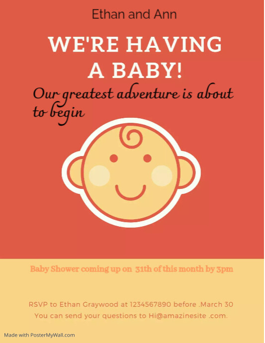 Baby Announcement Template | PosterMyWall