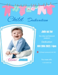 baby announcement flyer Template | PosterMyWall