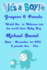 Cute Baby Poster Template | PosterMyWall