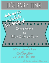 Baby Shower Template | PosterMyWall