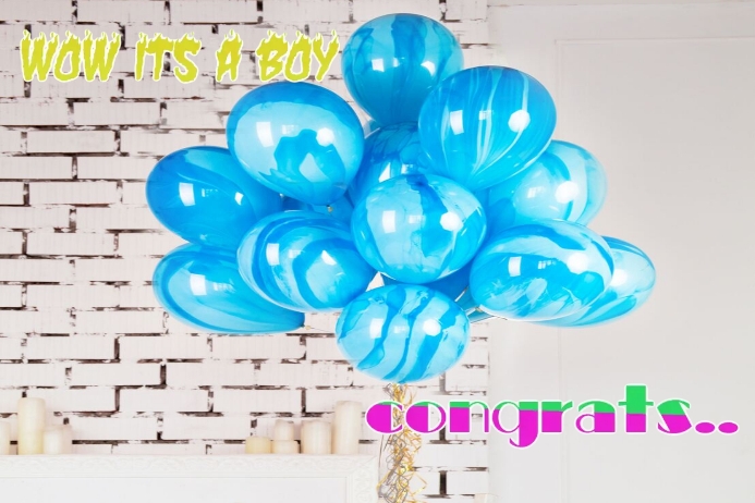 Baby announcment Template | PosterMyWall