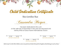 Baby Dedication Flyer Template | PosterMyWall