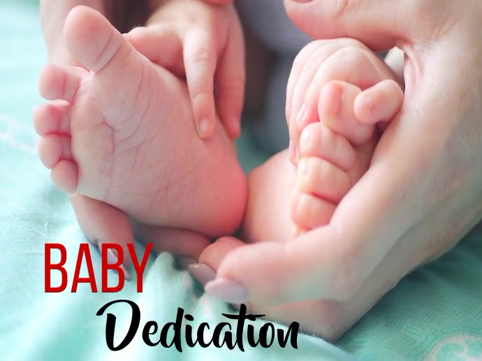 Baby dedication Template | PosterMyWall