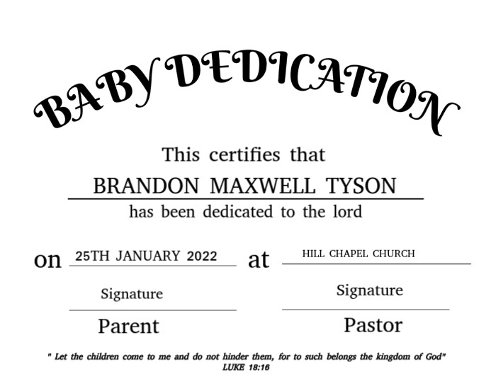 Plantilla de baby dedication flyer template (1) | PosterMyWall