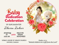 baby dedication flyer Template | PosterMyWall
