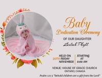 baby dedication flyer template | PosterMyWall