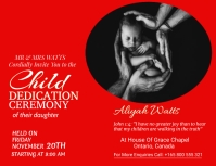 baby dedication flyer template | PosterMyWall