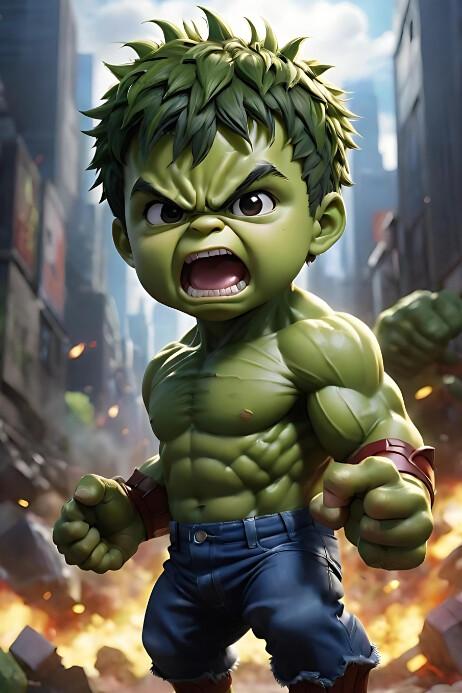 Copy of baby hulk wallpaper | PosterMyWall
