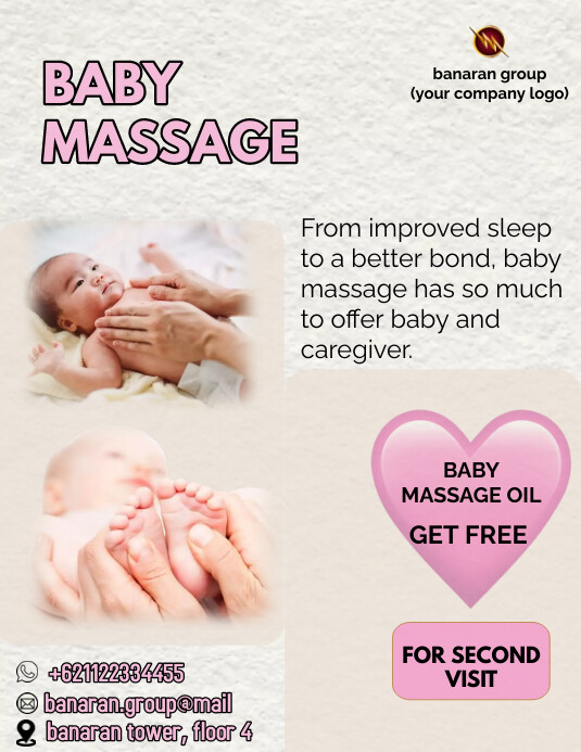 Baby Massage Template | PosterMyWall