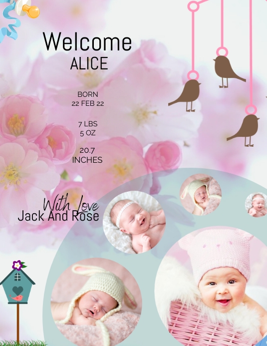 Baby new born Template | PosterMyWall