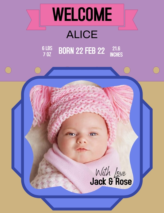 Baby new born Template | PosterMyWall