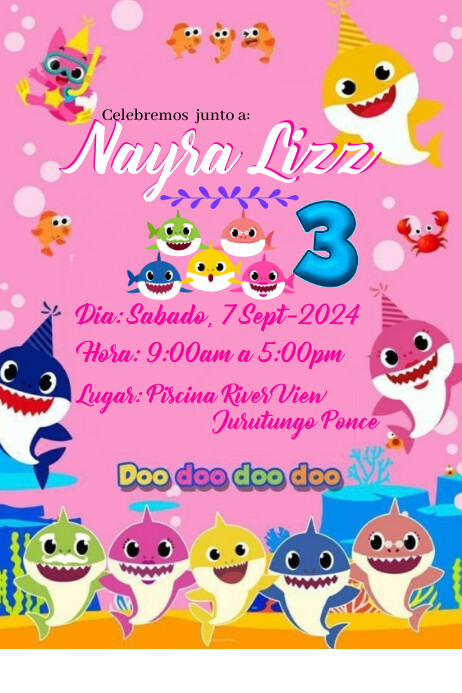 Baby SHark Template | PosterMyWall
