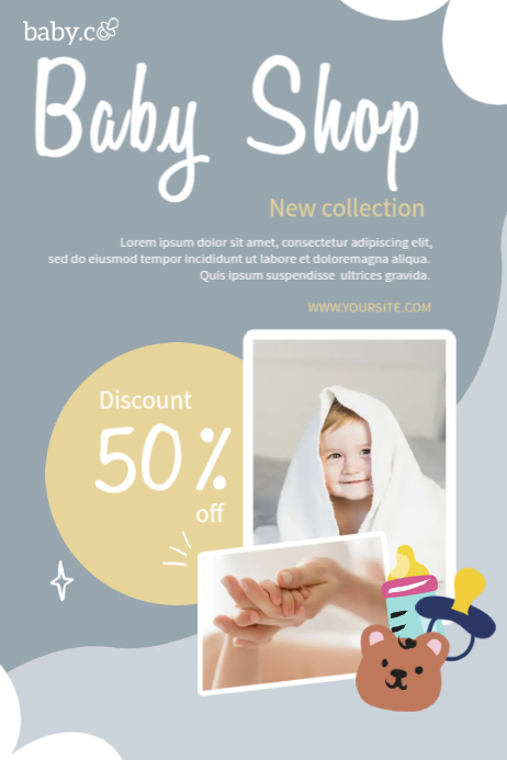 Baby Shop FlyerTemplate | PosterMyWall