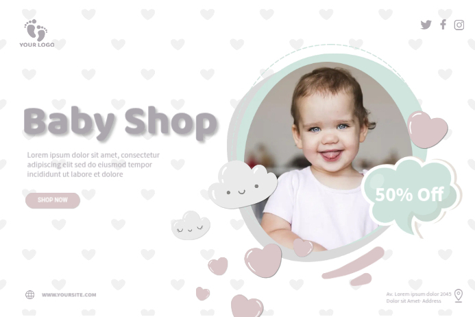 Baby Shoppe Banner Template | PosterMyWall