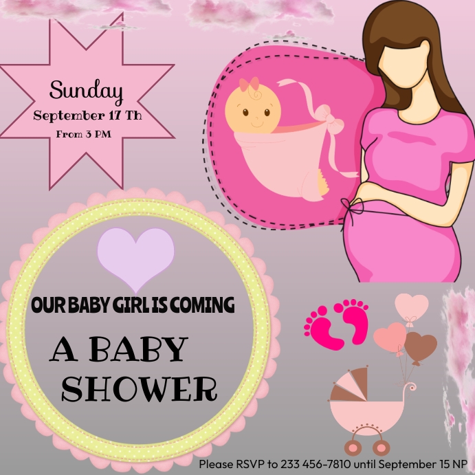 baby shower Template | PosterMyWall