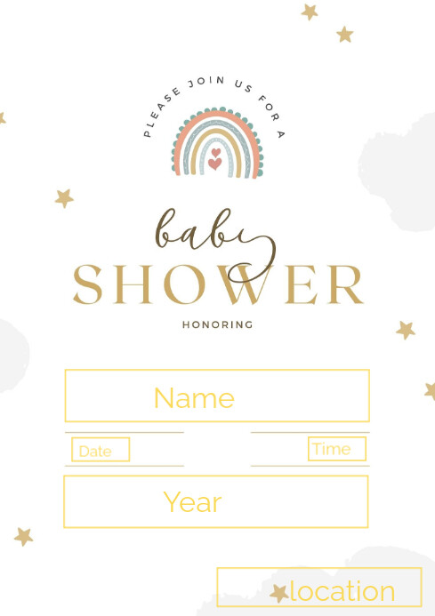 Baby Shower Template | PosterMyWall