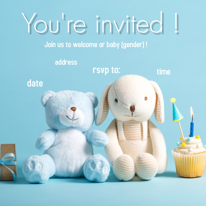 Baby shower Template | PosterMyWall