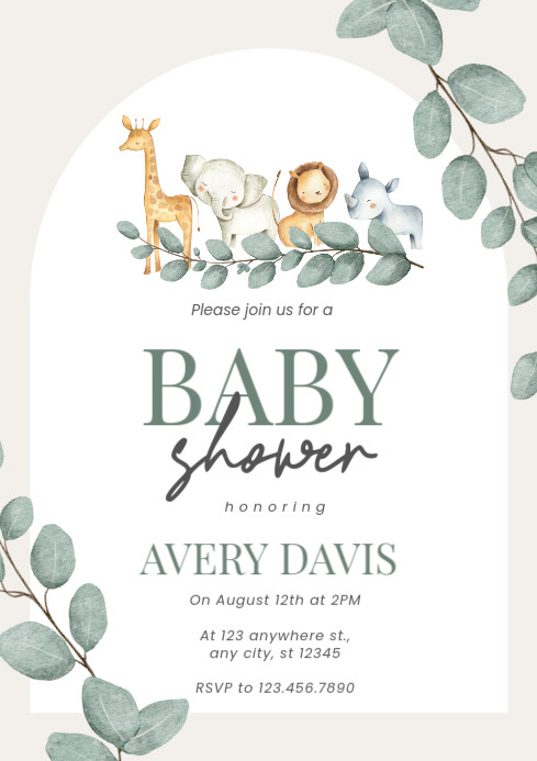 baby shower Template | PosterMyWall