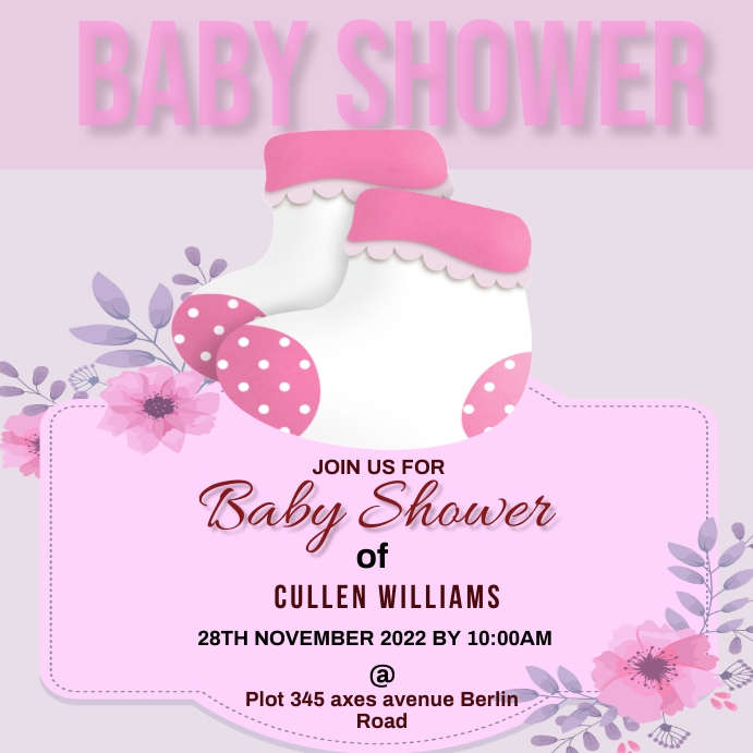 baby shower Template | PosterMyWall